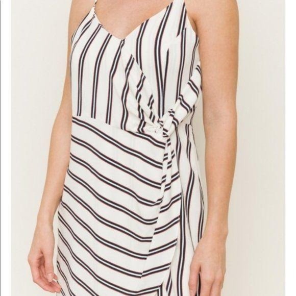 Hem & Thread | Dresses | Hem Thread Striped Spaghetti Strap Mini Dress ...